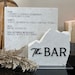 Acrylic Stone Signature Drinks Sign | Layered Menu | Wedding Menu ...