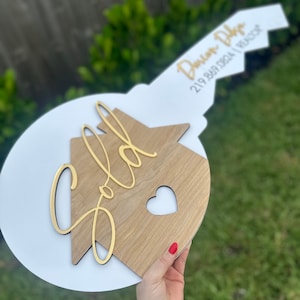 Personalized Realtor Key With Heart | Closing Realty | House Sold ...