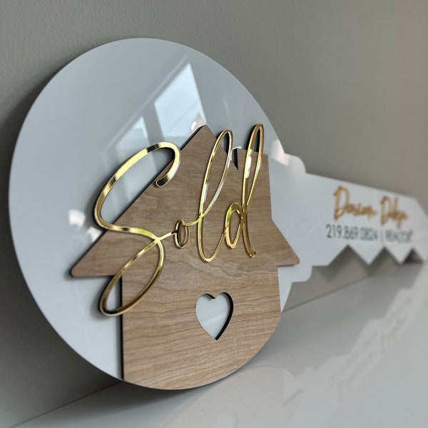 Sold Key Sign - Etsy