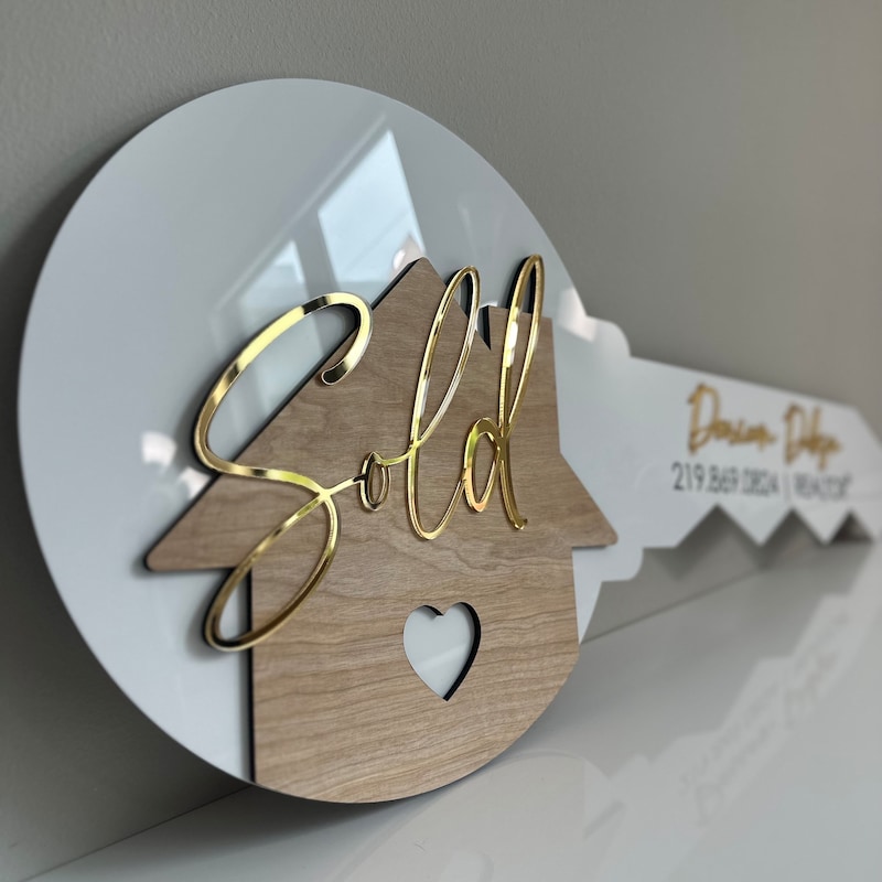 Custom Sold House Sign - Etsy
