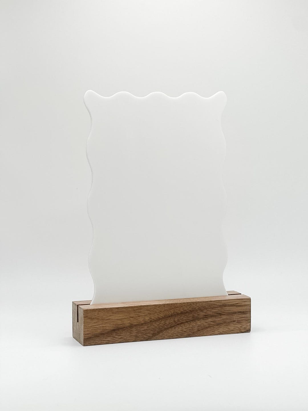 White Wavy Ripple Blank Acrylic Table Numbers | Acrylic Sign | DIY Cast ...