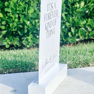 Welcome Sign Box Stand | Acrylic Block Stand | Event Sign Base Stand ...