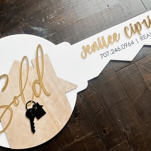 Personalized Realtor Key With Hanging Keys | Closing Realty | House ...