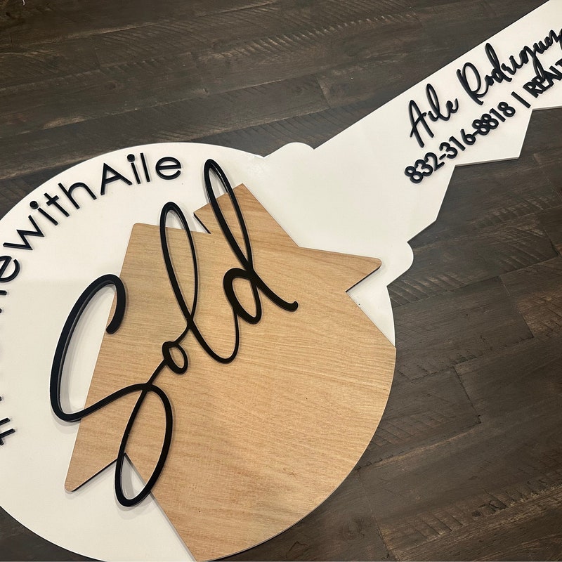 Sold Key Sign - Etsy