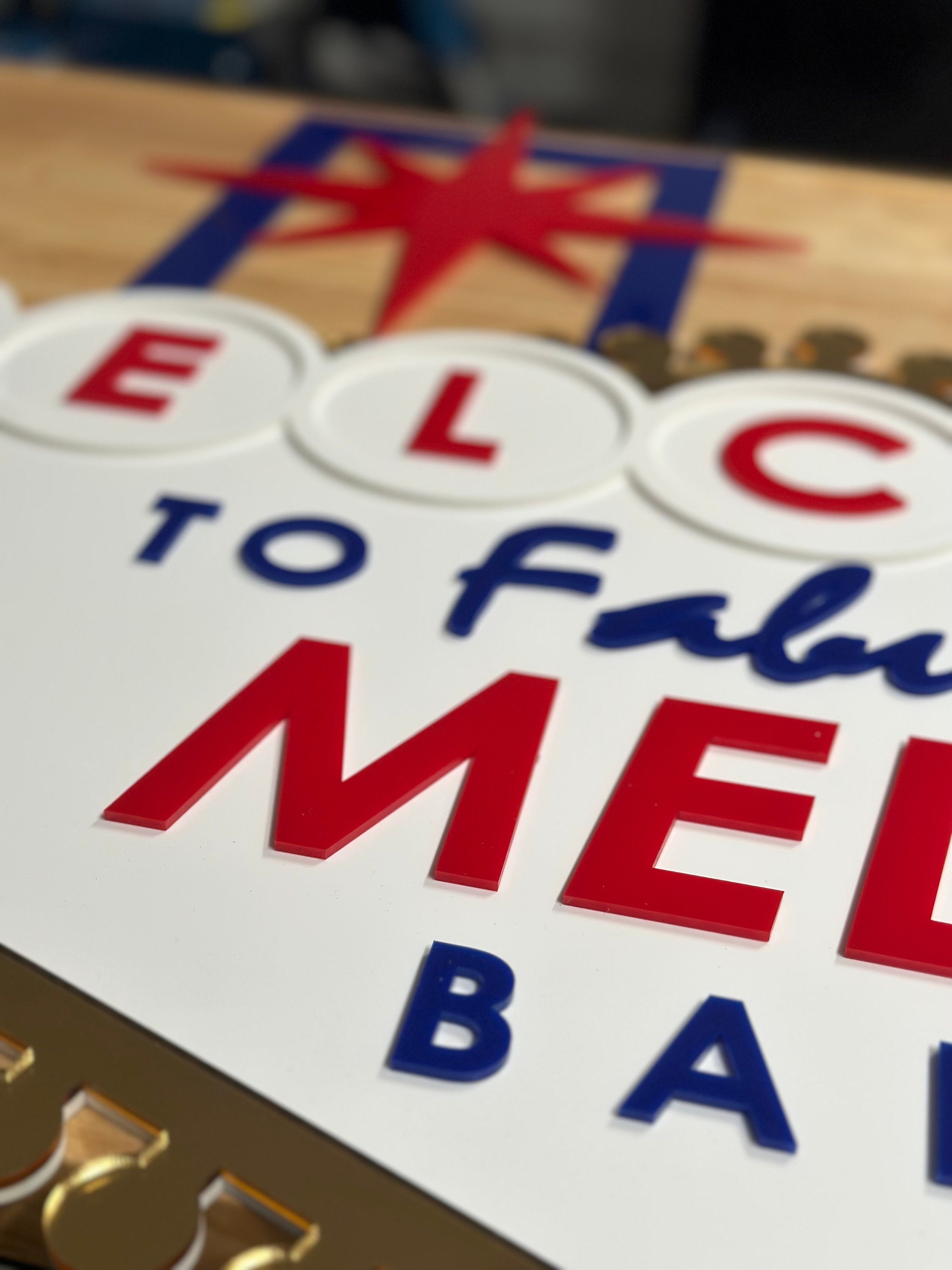 Acrylic Las Vegas Sign | 3D Layered Sign | Welcome to Fabulous Las ...