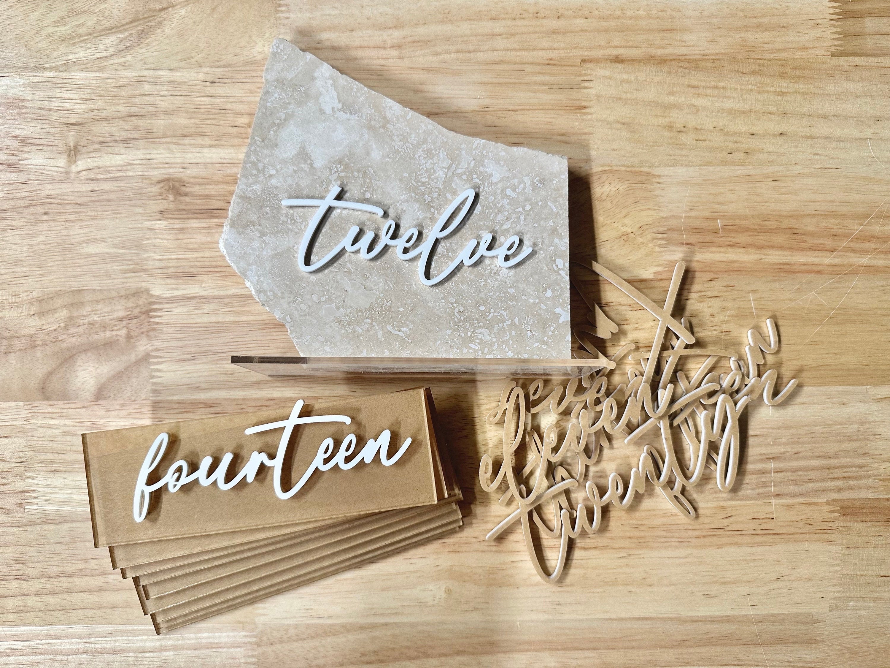 DIY Stone Sign Kit | Travertine, Marble Stone Sign | Wedding Unique ...