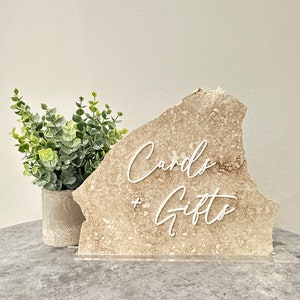 Classic Travertine Stone Table Numbers - Etsy UK