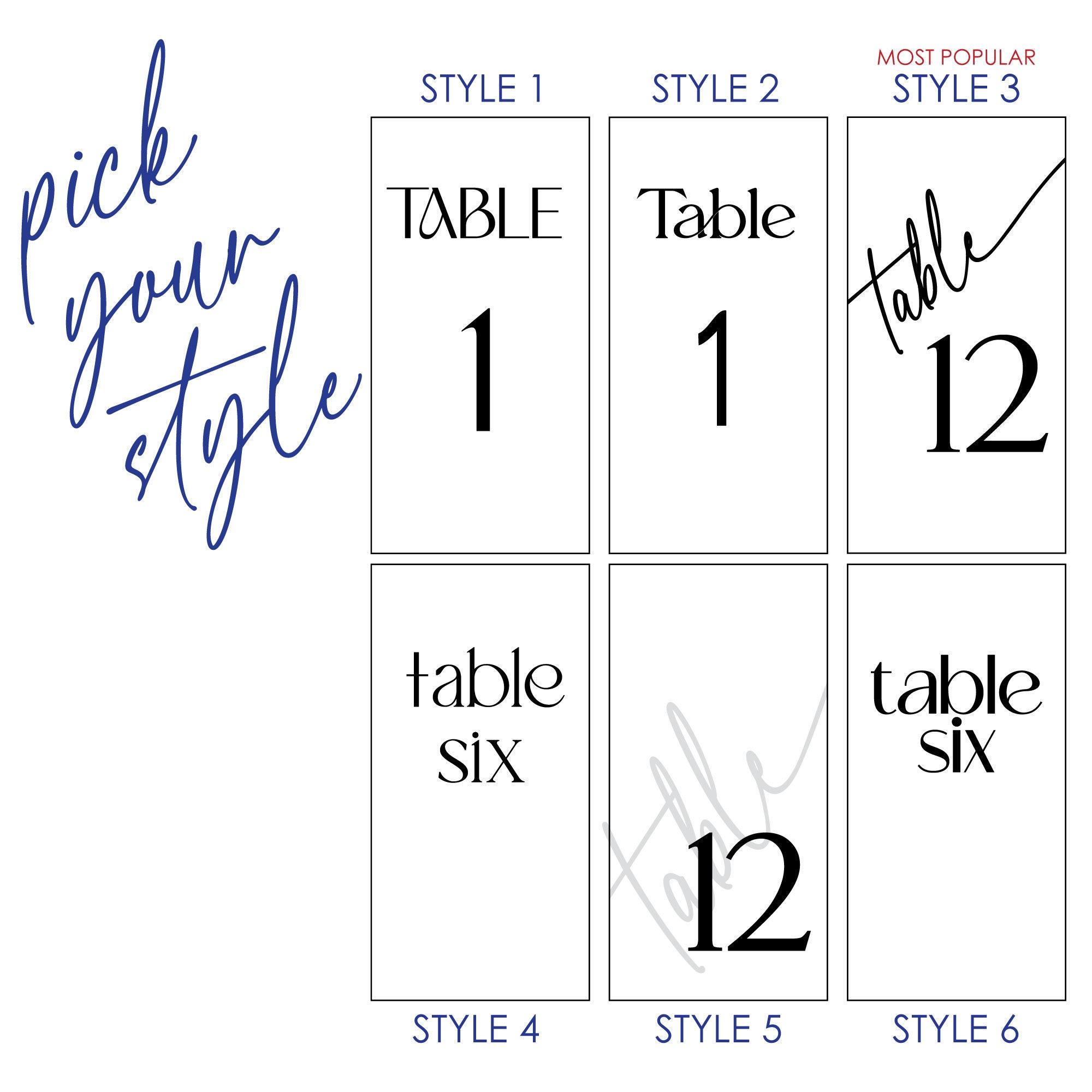 Marble Stone Table Numbers | Wedding Unique Signage | Custom Layered ...