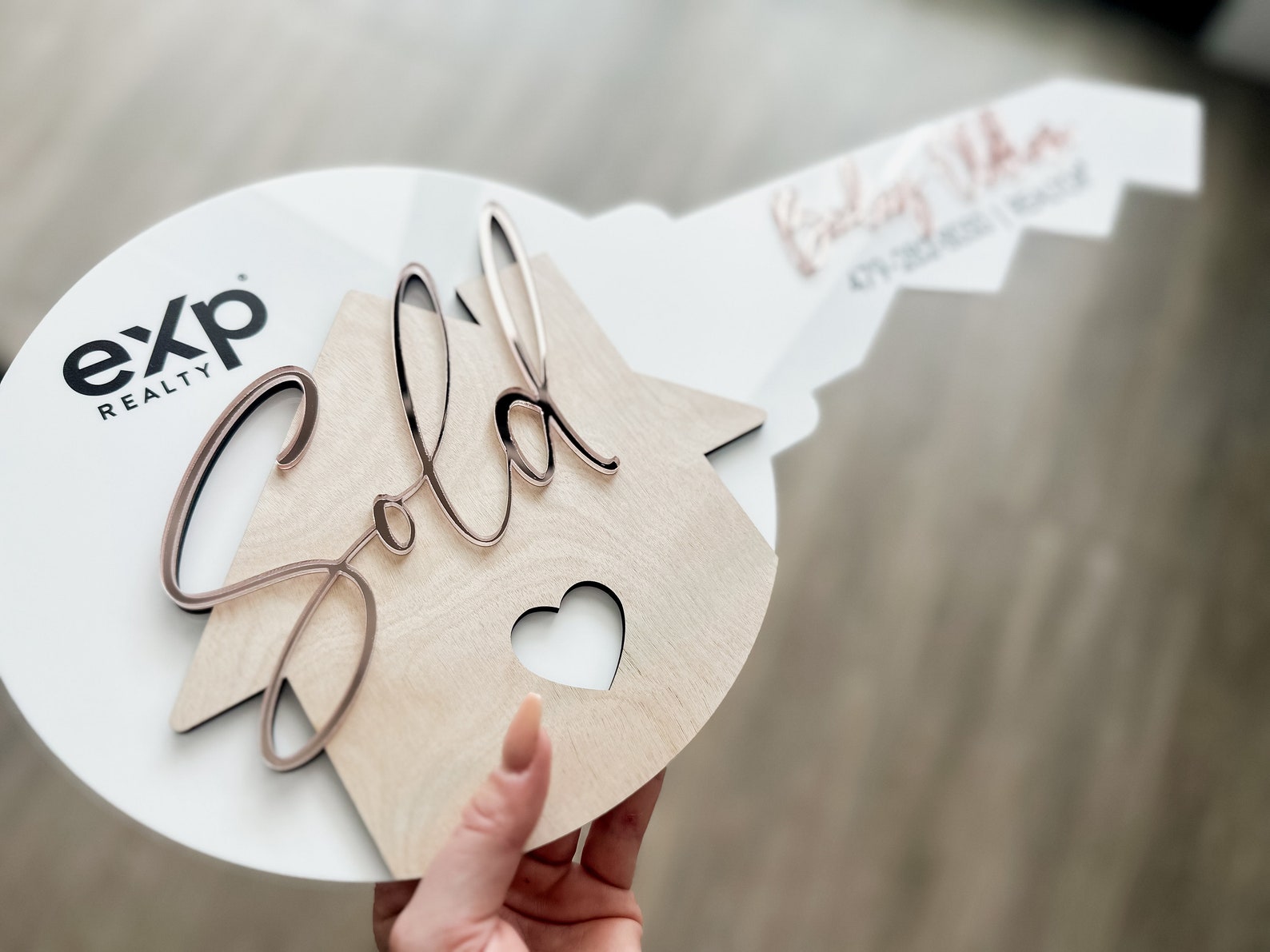 Personalized Realtor Key With Logo | Closing Realty | House Sold ...