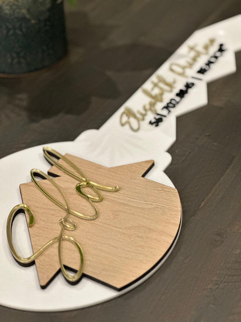 Personalized Realtor Key Closing Realty House Sold Acrylic - Etsy