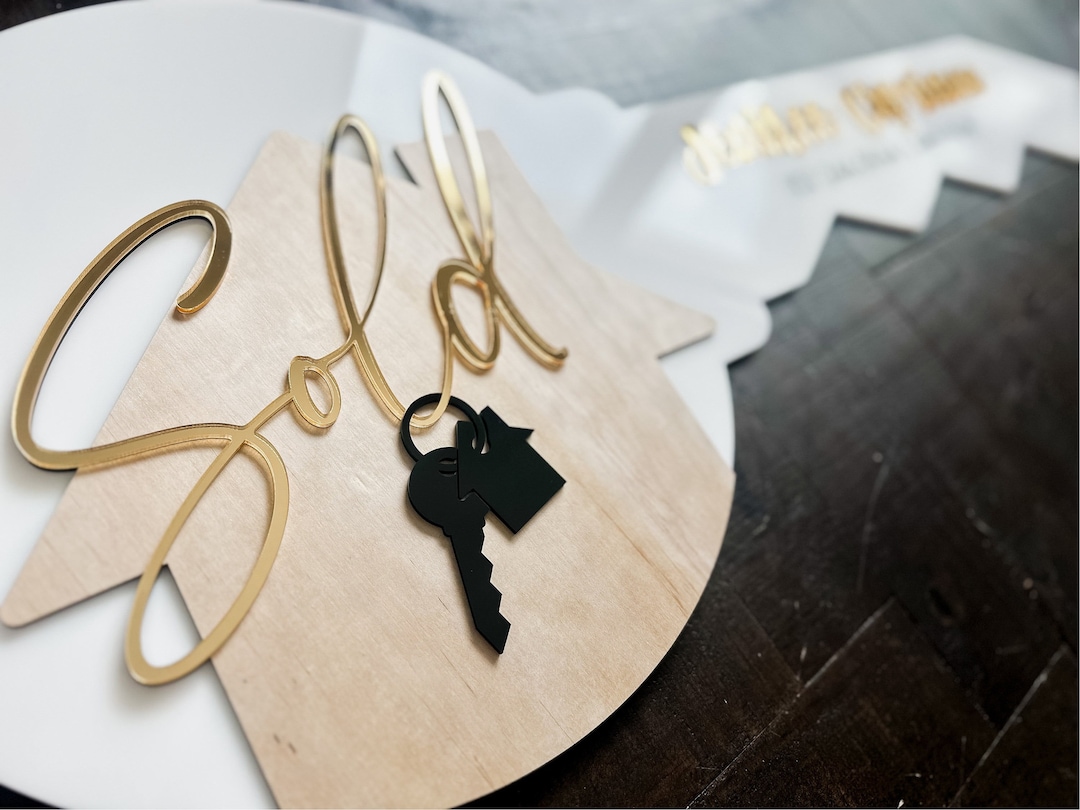Personalized Realtor Key With Hanging Keys | Closing Realty | House ...