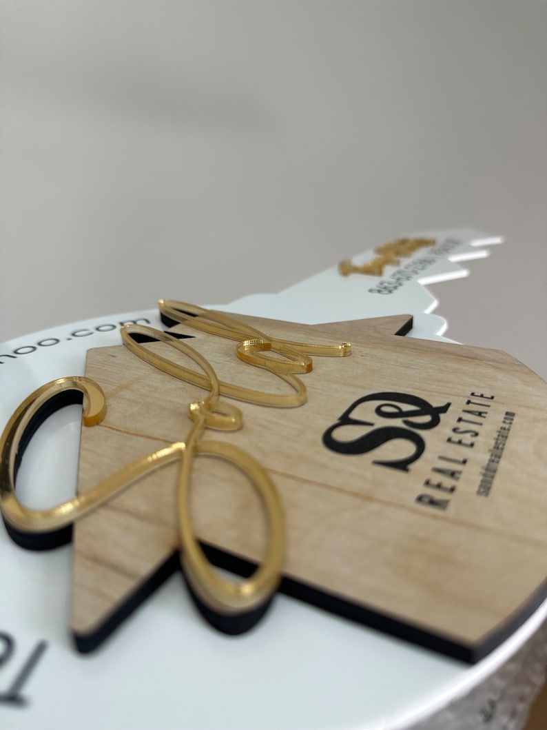 Personalized Realtor Key With Logo | Closing Realty | House Sold ...