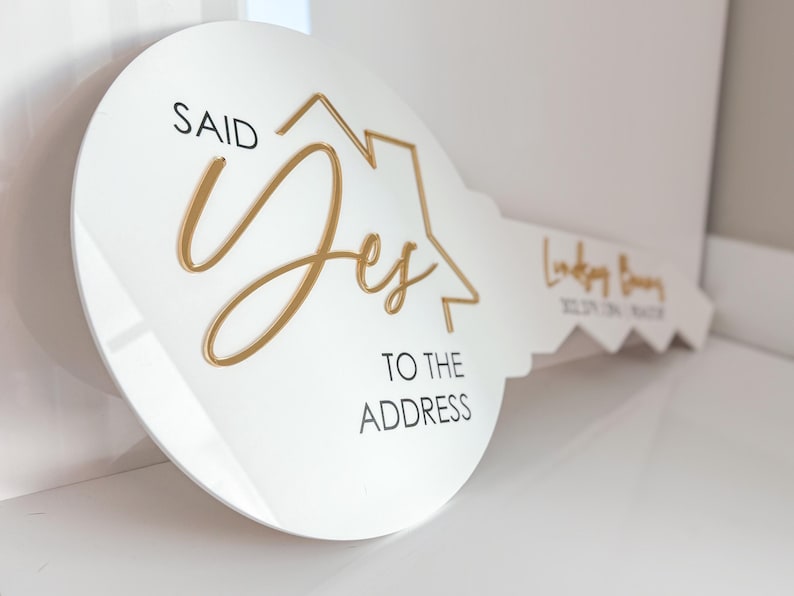 Personalized Realtor Key | Say Yes to the Address | Closing Realty ...