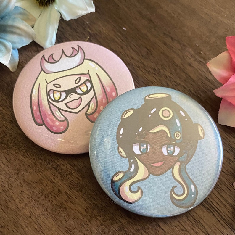 OLD | Splatoon Idol Pins - Etsy Israel