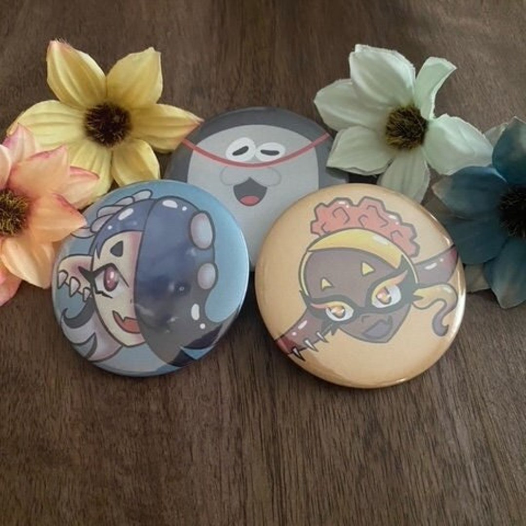OLD | Splatoon Idol Pins - Etsy