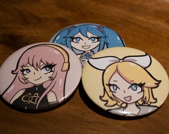 Vocaloid Acrylic Pins - Etsy