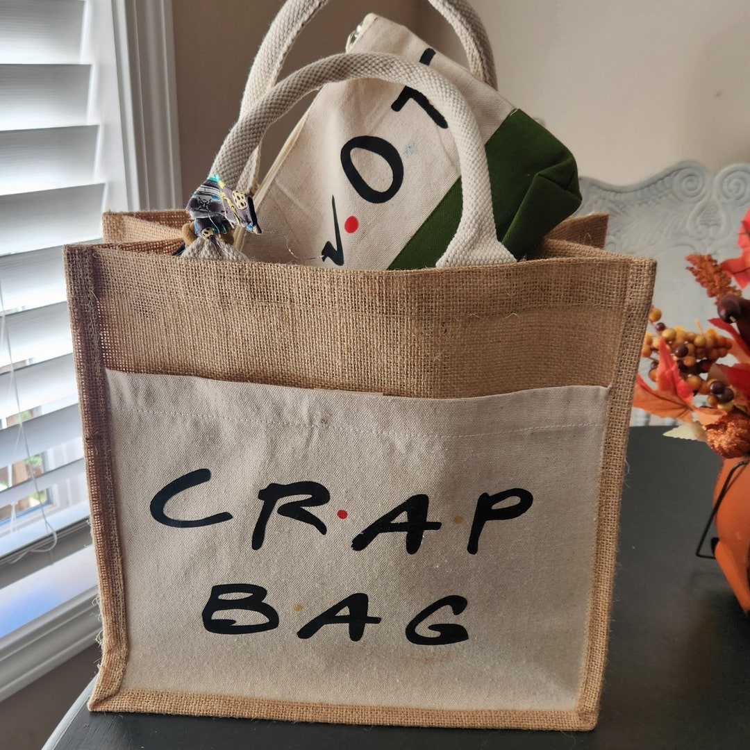 FRIENDS Tv Show Crap Bag Tote Multi Uses Logo on Bk. - Etsy
