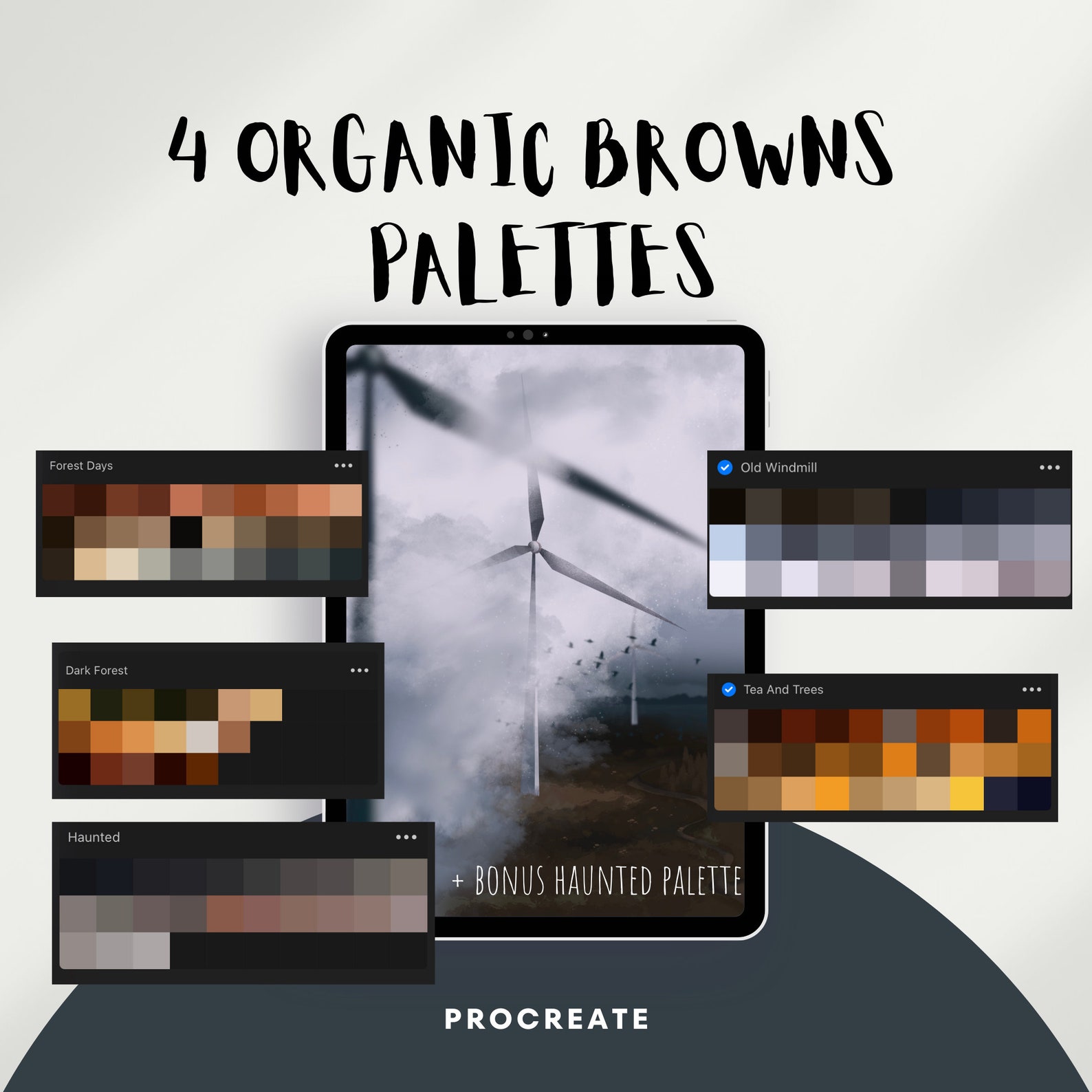 EARTHY COLOR PALETTE, Hex Color Chart, Procreate Palette, Color Scheme ...