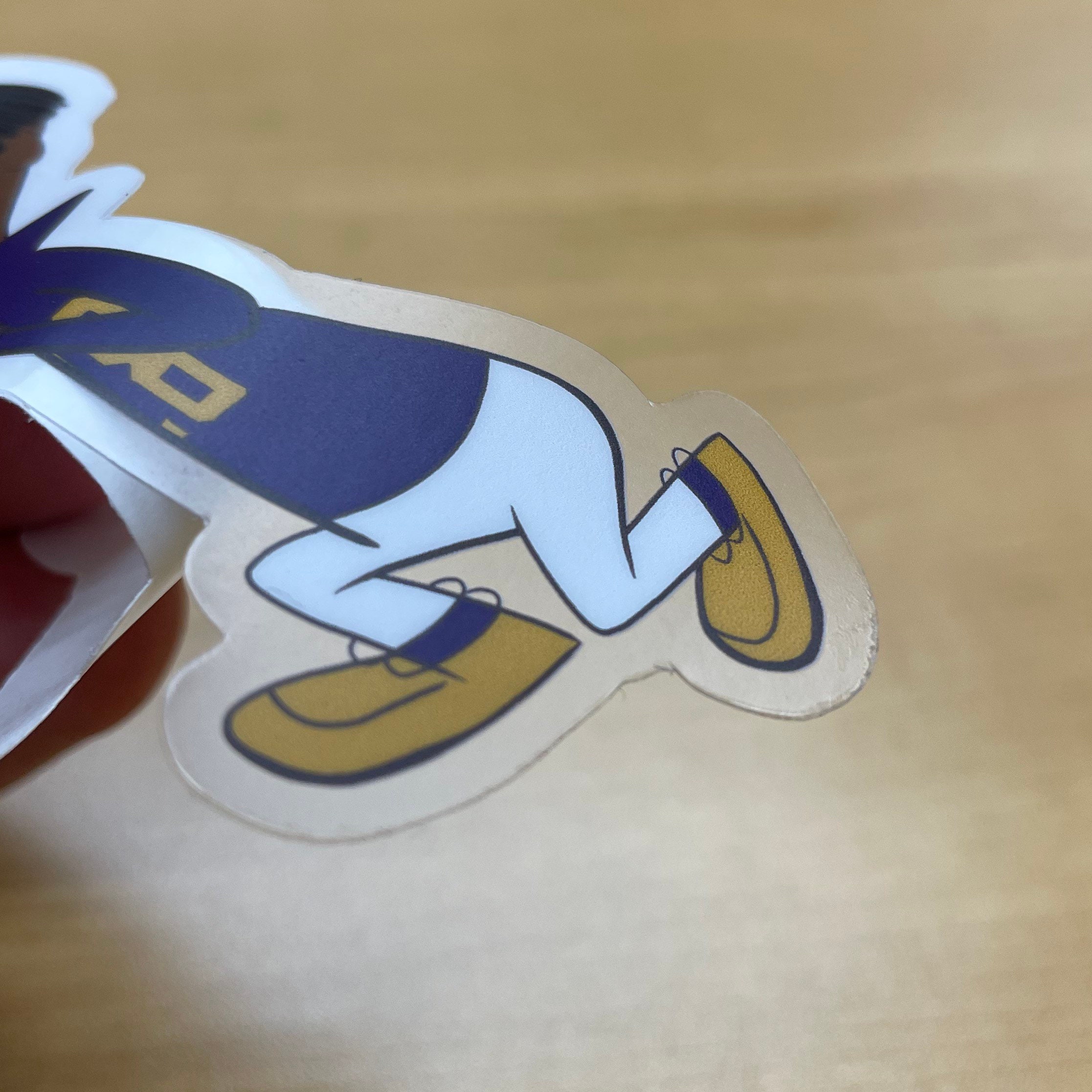 Justin "Jetsons" Jefferson Minnesota Vikings Clear Vinyl Sticker Griddy ...