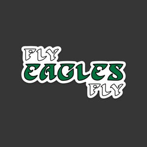 Fly Eagles Fly Philadelphia Eagles Vinyl Sticker Decal - Etsy