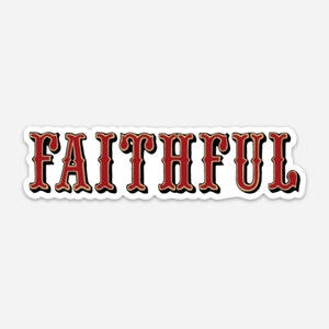 Faithful San Francisco 49ers Niners Vinyl Sticker Decal - Etsy