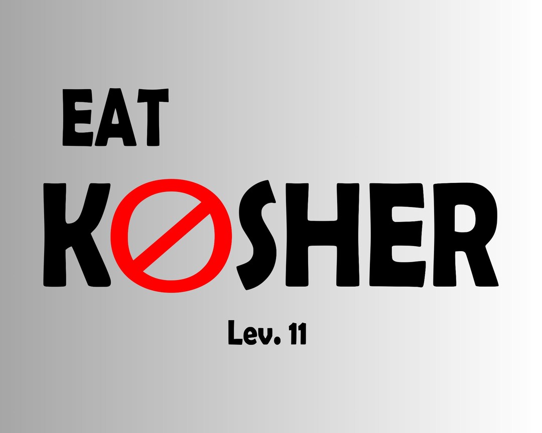 Eat Kosher SVG PNG PDF Digital Download - Etsy Portugal