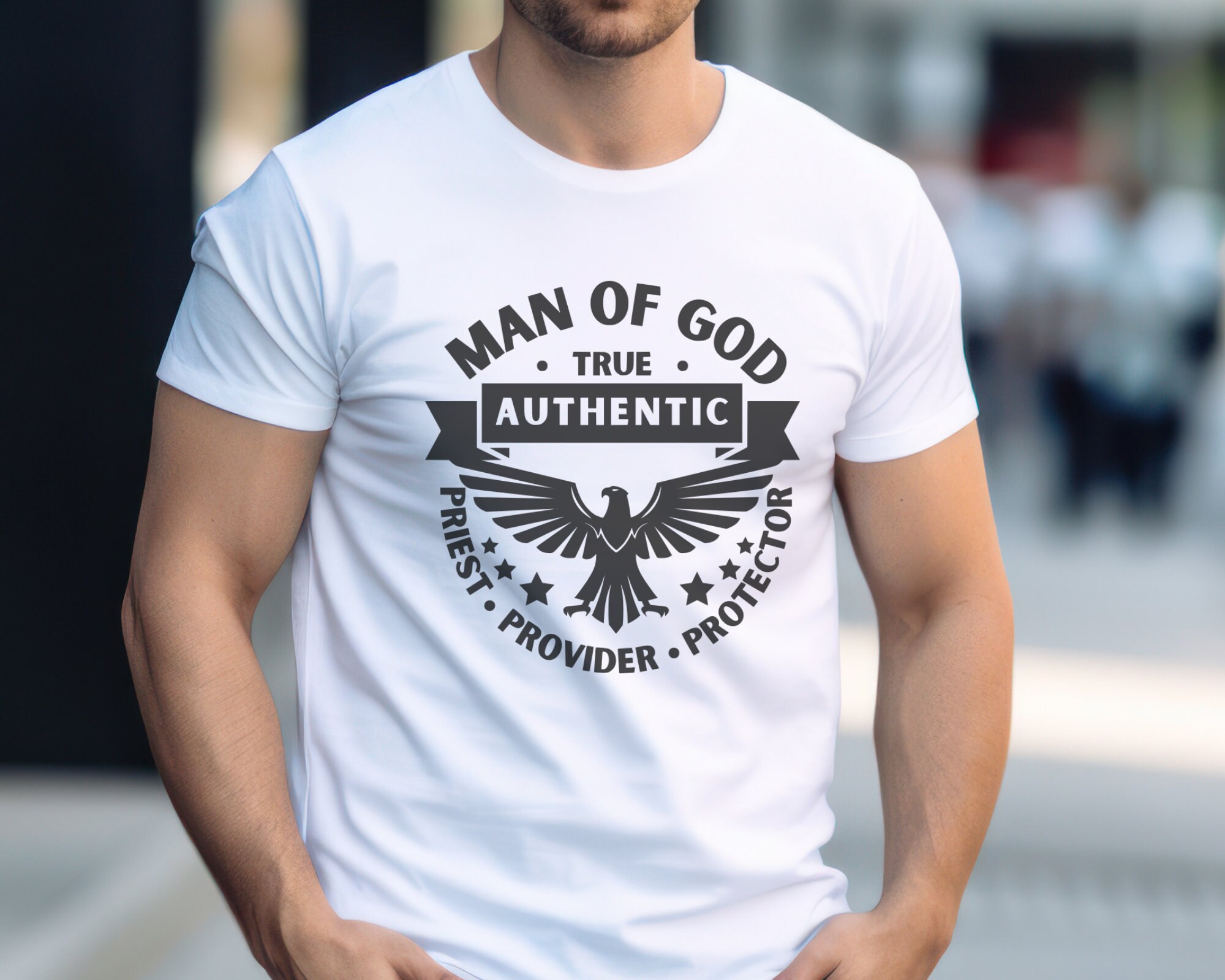 Man of God SVG Digital Design, Perfect Tshirt Idea for Christian Men ...