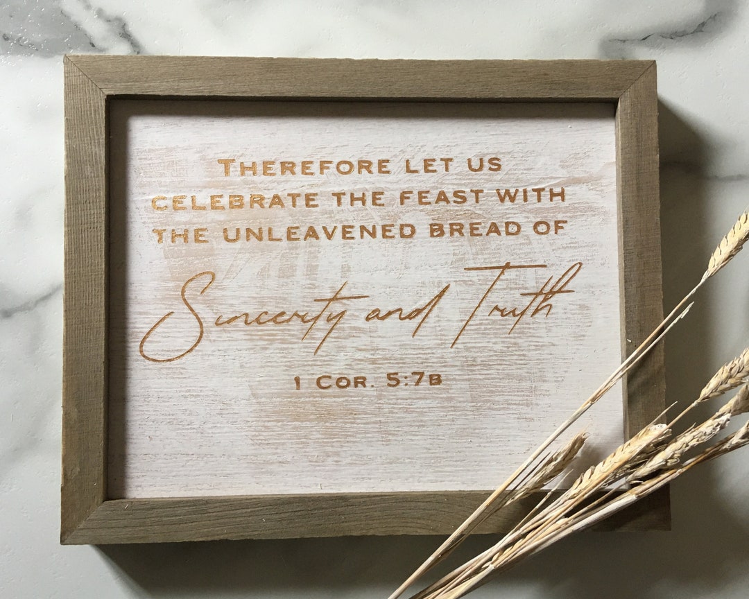Passover 3 Piece Wooden Signs Passover Bundle Verse & Quotes, Yeshua ...