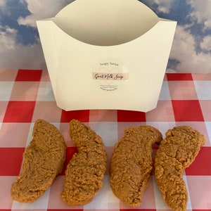 Chicken Tender Soap Set, Goat Milk Soap, Novelty Food Soap, Chicken ...