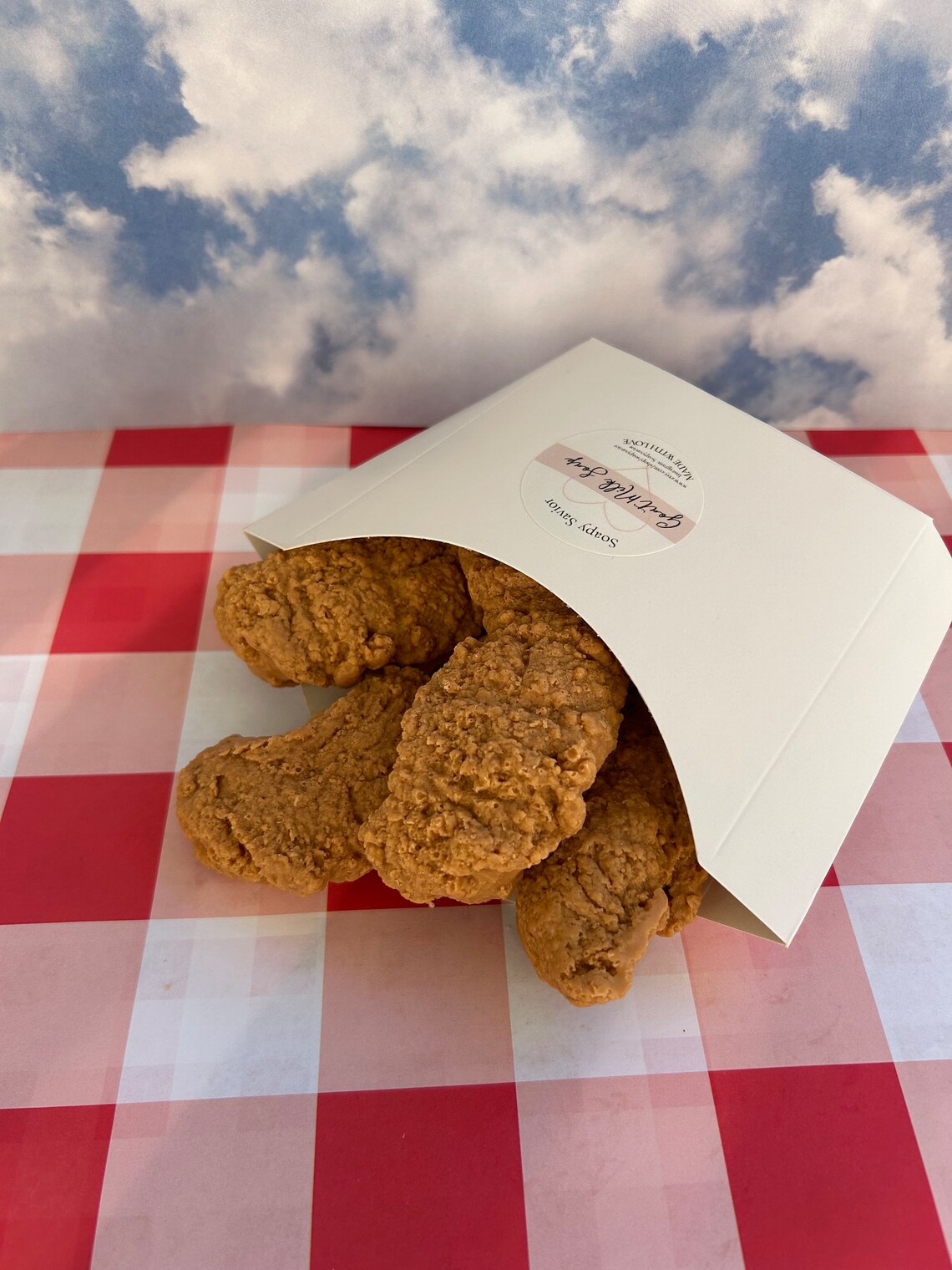 Chicken Tender Soap Set, Goat Milk Soap, Novelty Food Soap, Chicken ...