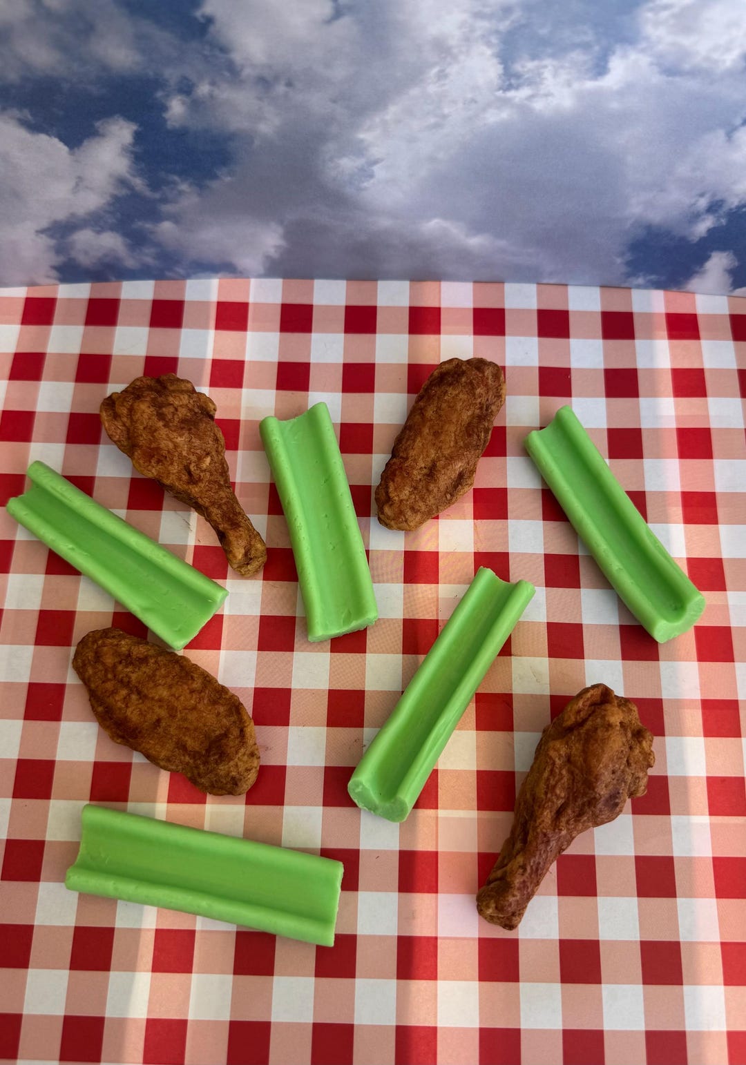 Chicken Wing Soap Set, Wing Soap, Chicken Wing and Celery Soap, Food ...