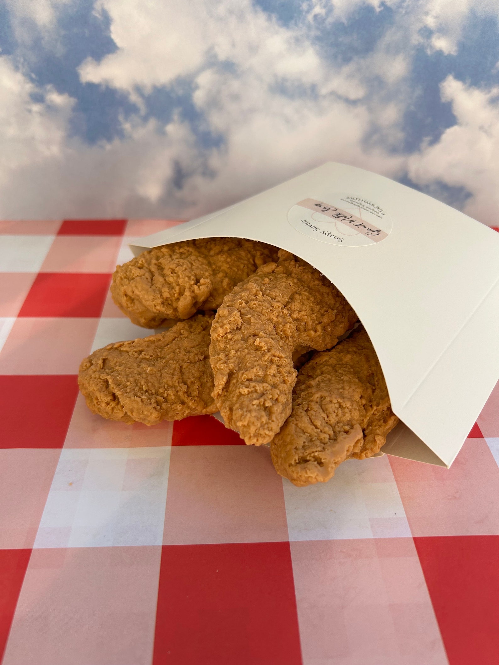 Chicken Tender Soap Set, Goat Milk Soap, Novelty Food Soap, Chicken ...