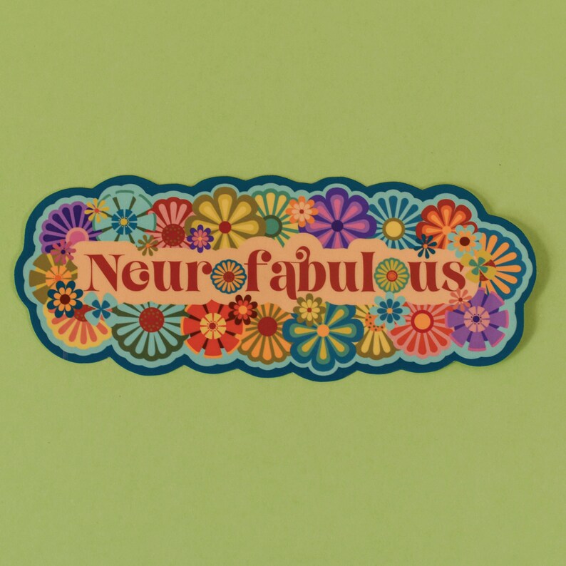Neuro Fabulous Sticker Neurodiversity Pride Sticker - Etsy