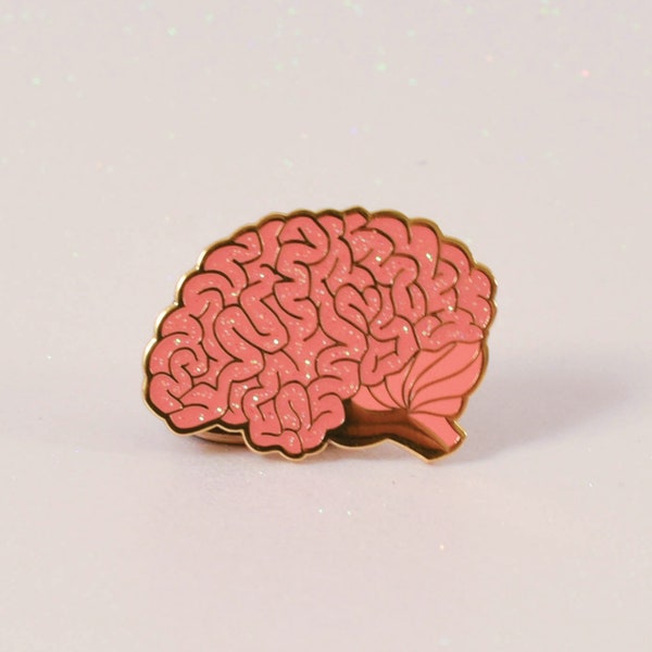 Brain Pin - Etsy