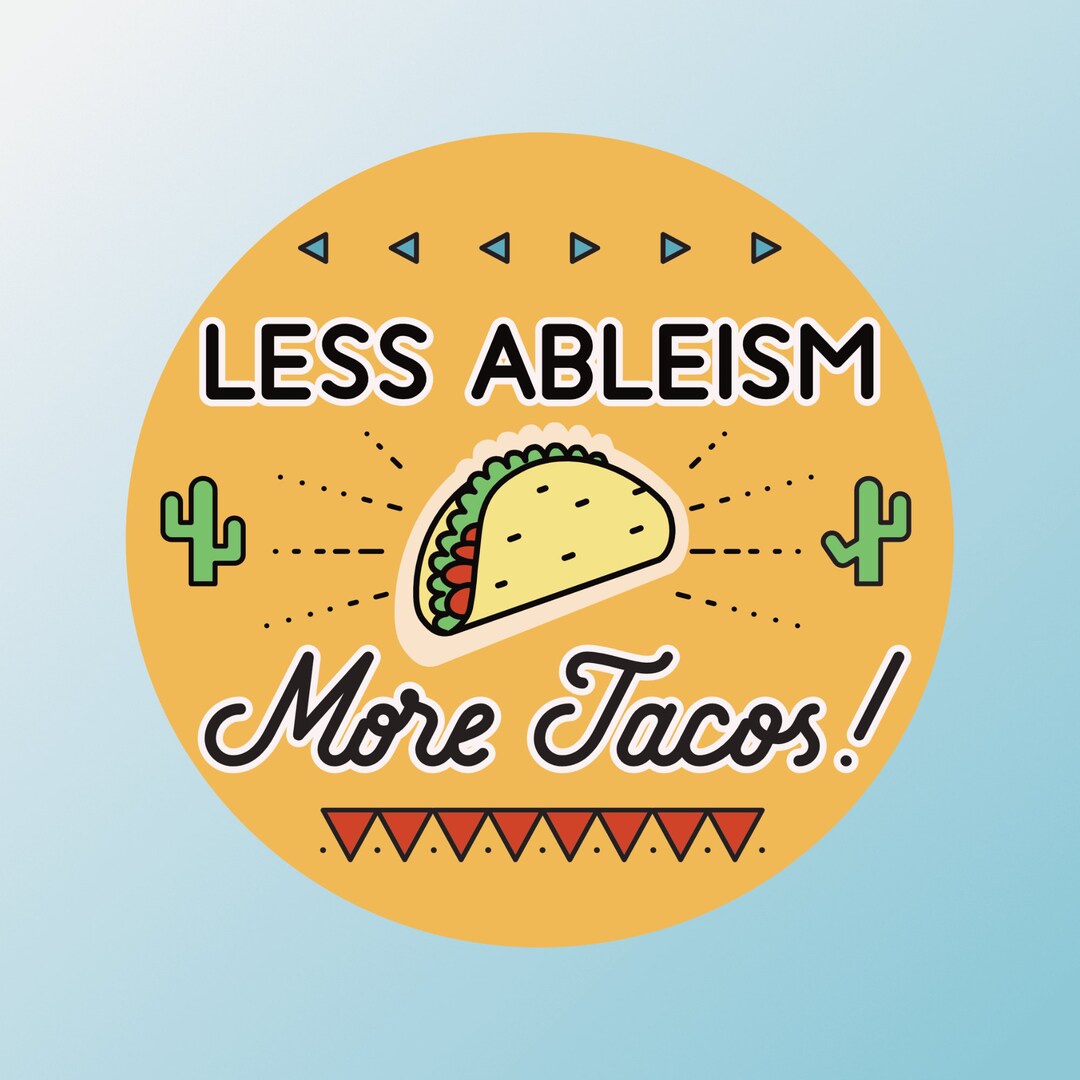 Neurospicy Sticker, Disability Justice Sticker, Accessibility Stickers ...