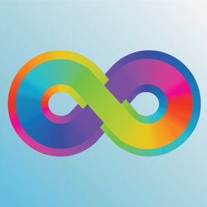 Autism Infinity Sticker, Rainbow Infinity Sticker, Inclusion Sticker ...