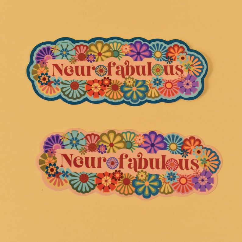 Neuro Fabulous Sticker Neurodiversity Pride Sticker - Etsy