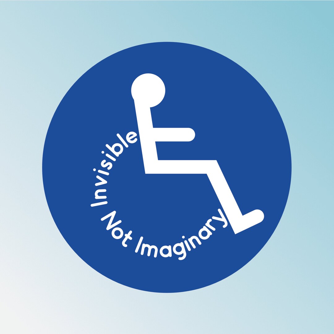 Invisible Disability Sticker, Disability Awareness Sticker ...