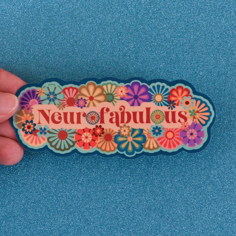Neuro Fabulous Sticker Neurodiversity Pride Sticker - Etsy