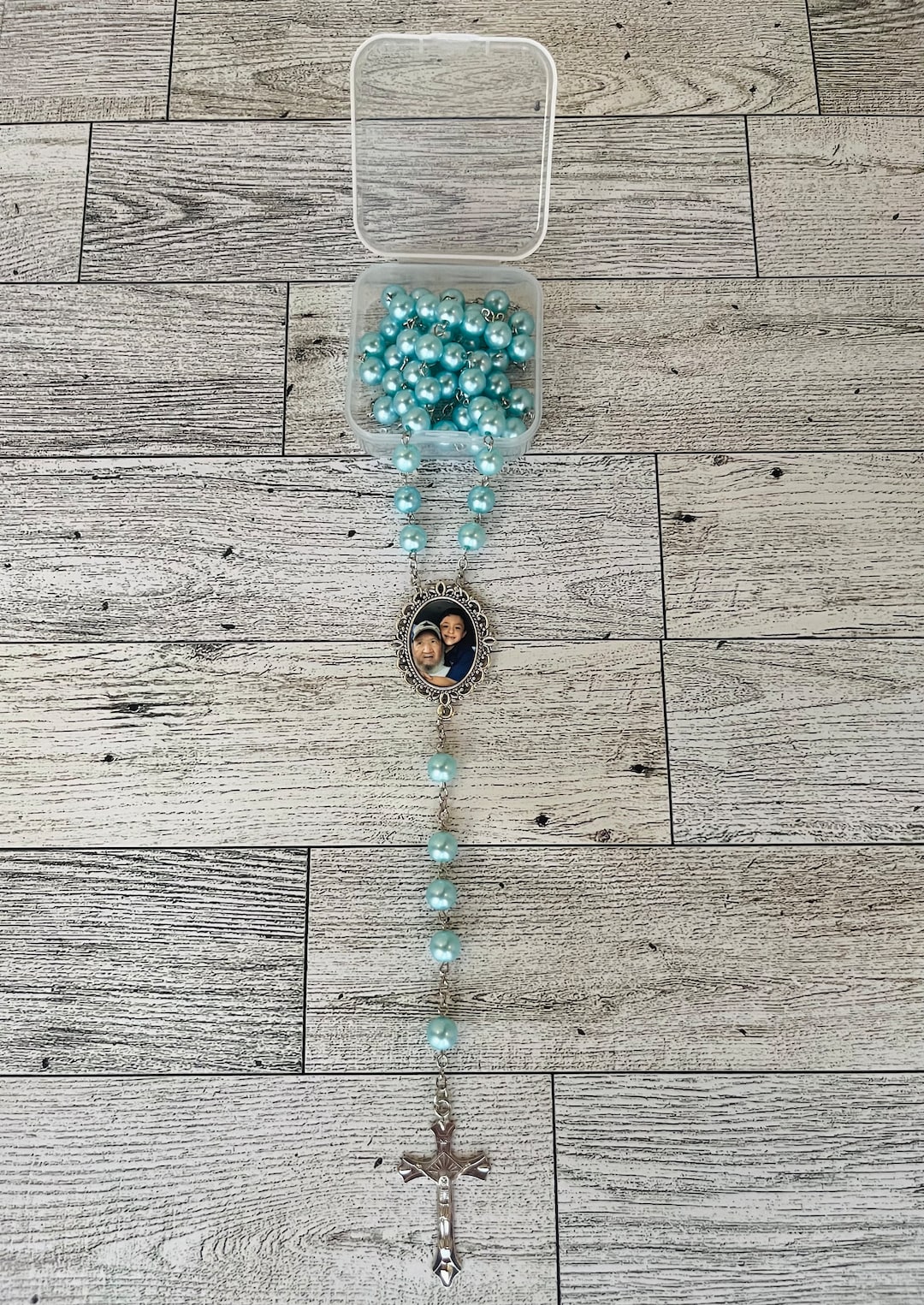 Personalized Photo Rosary, Personalized Rosary, Photo Rosary, Full ...