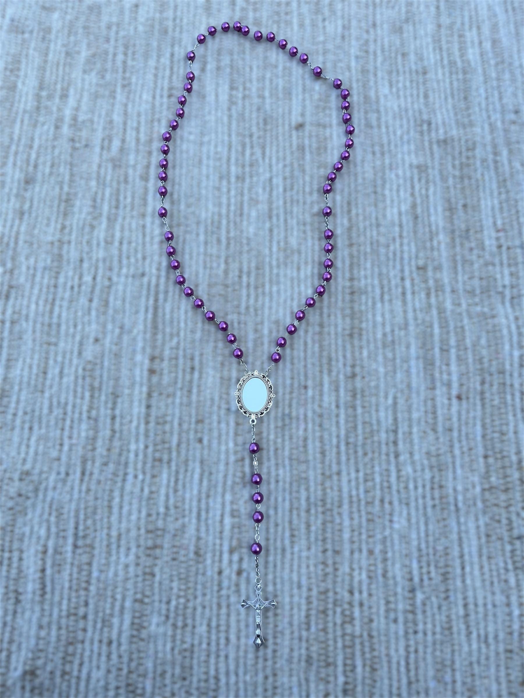Personalized Photo Rosary, Personalized Rosary, Photo Rosary, Full ...