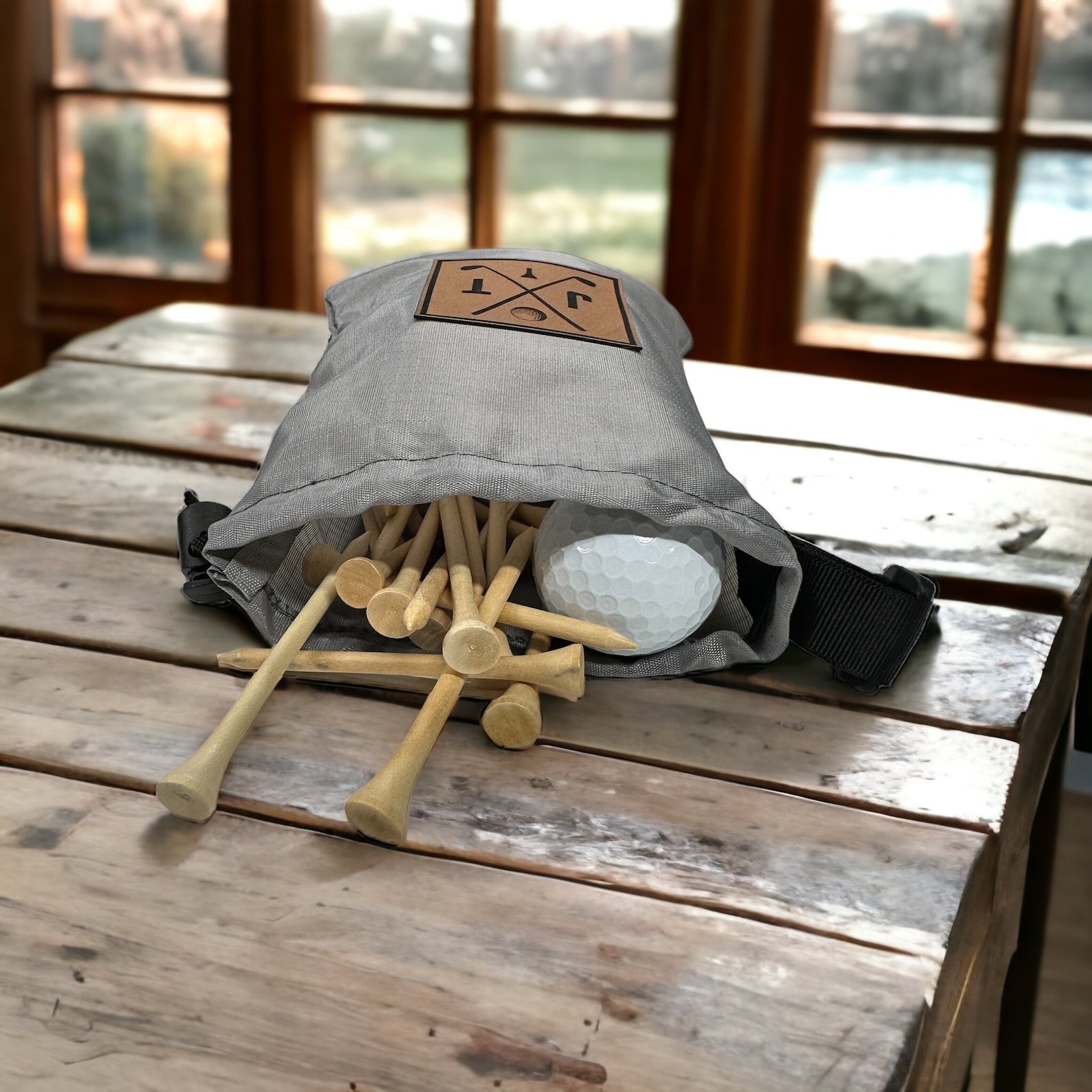 Personalized Golf Valuables Pouch Golf Tee Bag Golf Ball Bag Golf Gifts ...