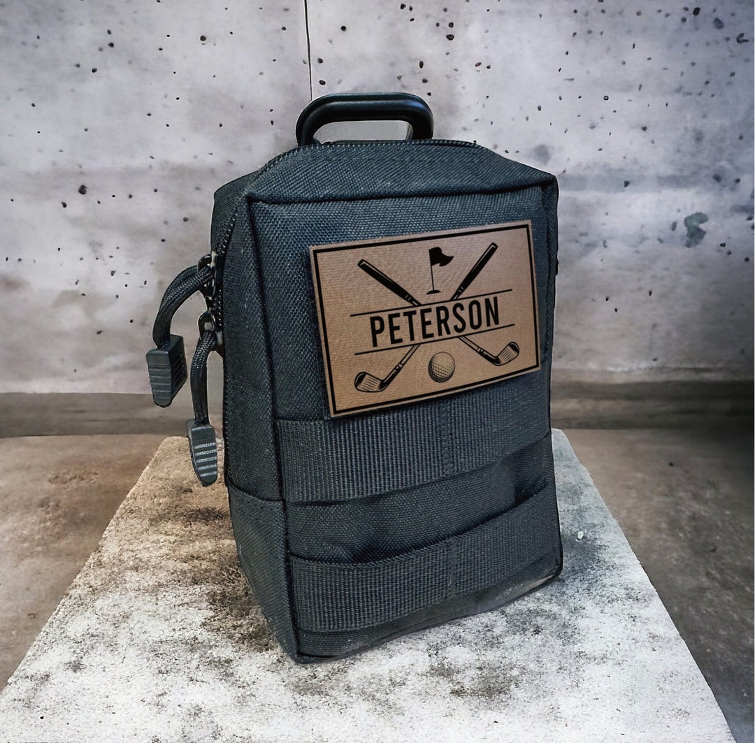 Tactical Style Personalized Golf Valuables Pouch - Golf Tee Bag - Golf ...