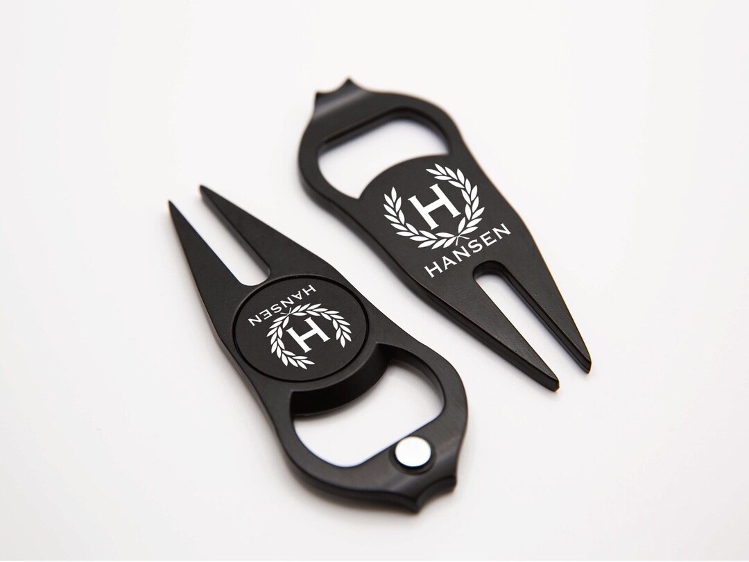 Personalized Multi Golf Divot Tool & Ball Marker Set - Bottle Opener ...