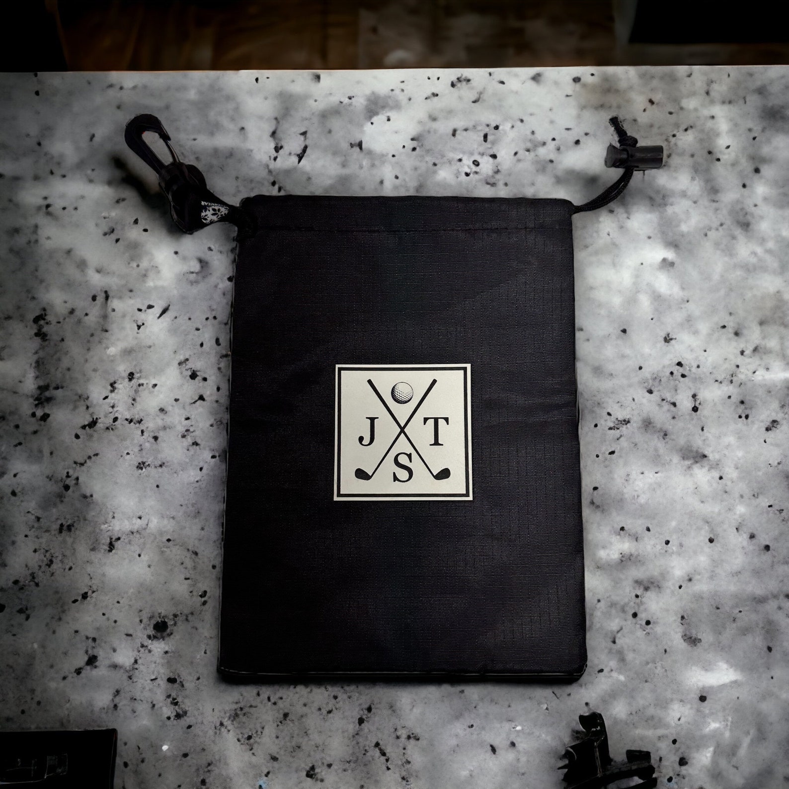 Personalized Golf Valuables Pouch - Golf Tee Bag - Golf Ball Bag - Golf ...