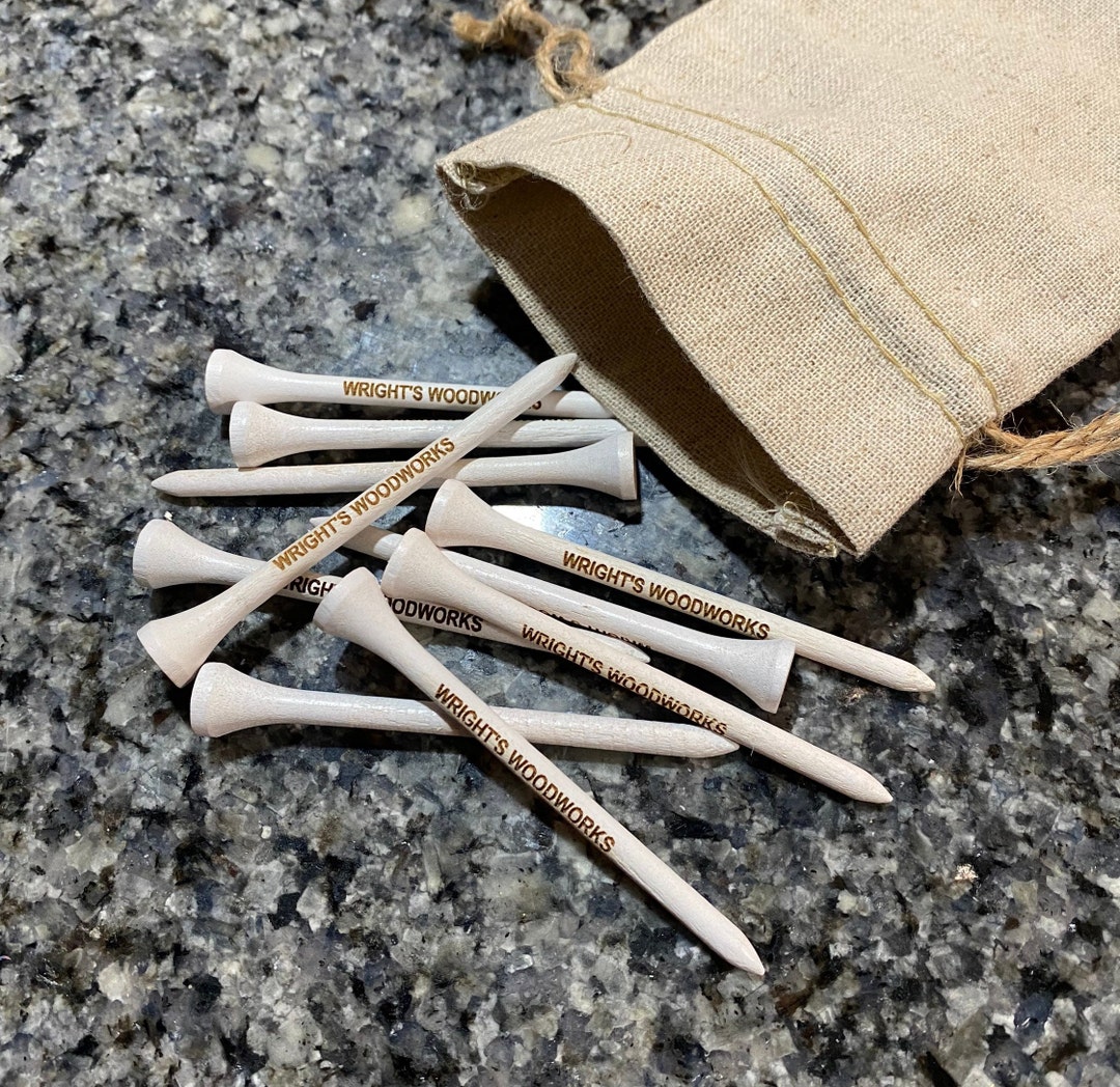 Personalized Golf Tees, Custom Laser Engraved Golf Tees - 3.25 ...