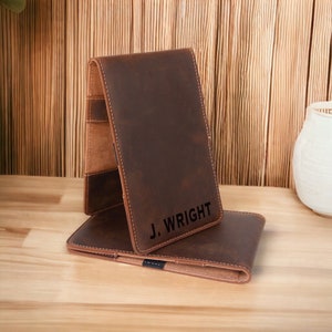 Genuine Leather Golf Yardage Book & Scorecard Holder, Golf Scorecard ...