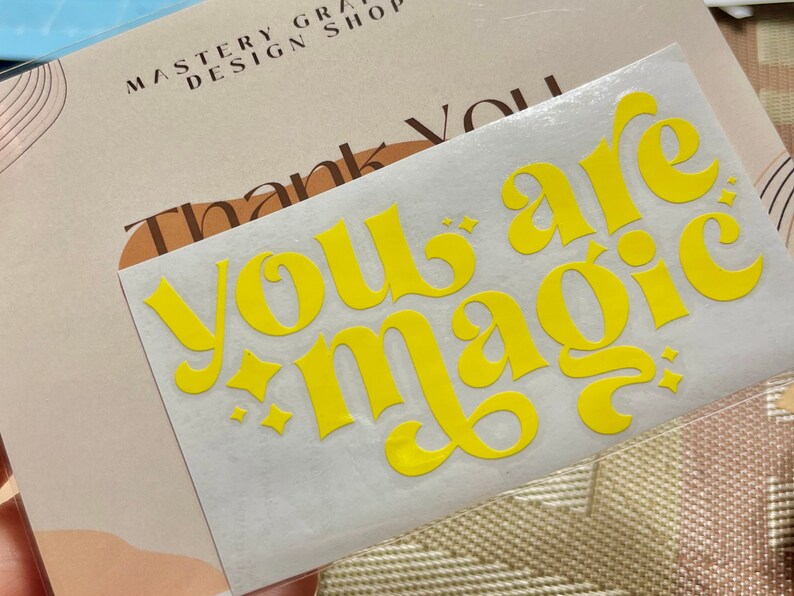 You Are Magic Mirror Decal Mirror Affirmations Decal | Etsy