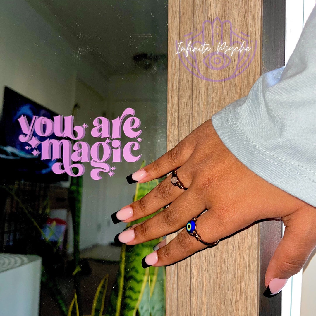 You Are Magic Mirror Decal Mirror Affirmations Decal Stickers Positive ...