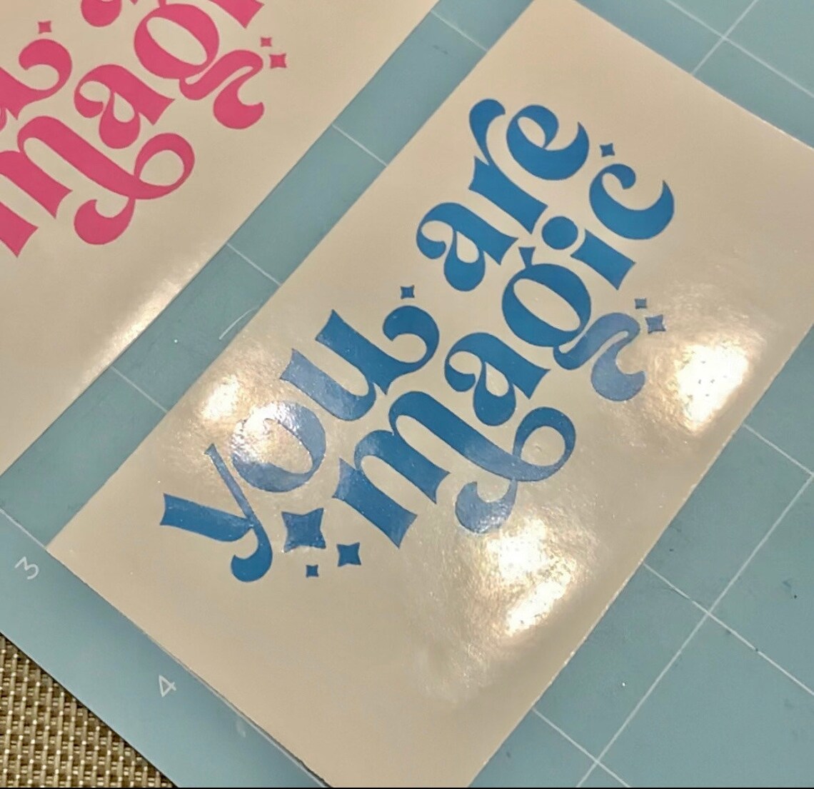 You Are Magic Mirror Decal Mirror Affirmations Decal | Etsy